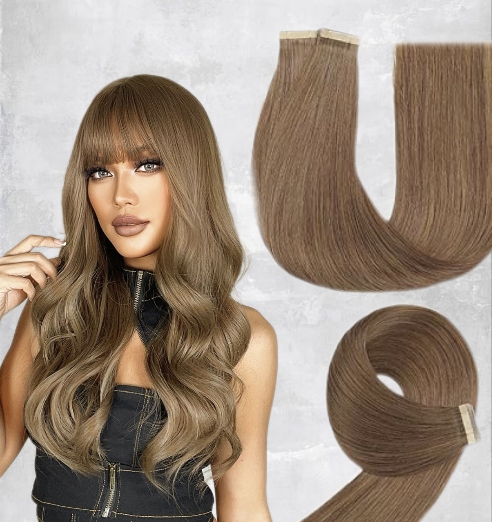 Extensii Tape In White Platinum #6L - Extensii Păr Natural Oskar