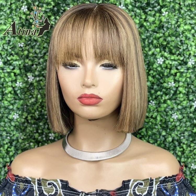 Peruca bobo cu breton blond suvitat - Extensii Par Natural Oskar